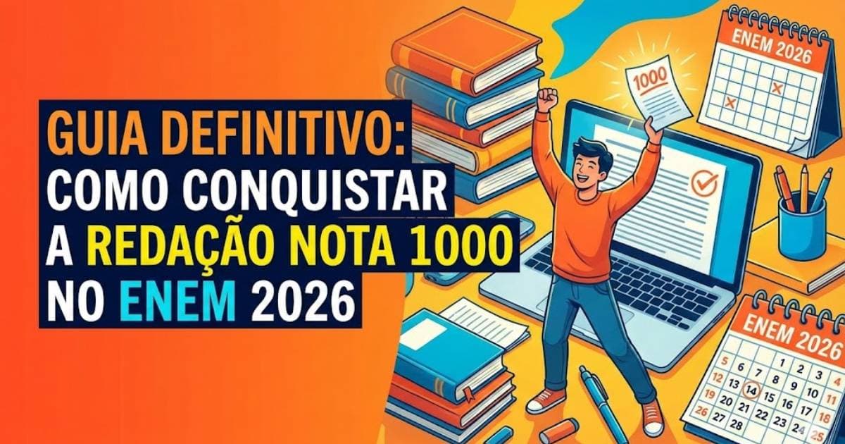 Guia Definitivo: Como Conquistar a Redação Nota 1000 no ENEM 2026 ...